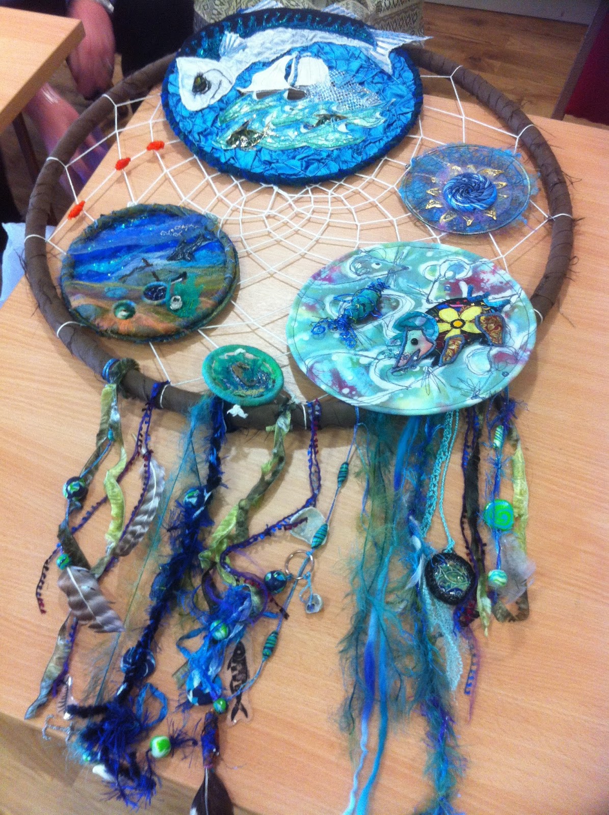 Quilters Cottage Norfolk: Mousehole Cat Dream Catcher