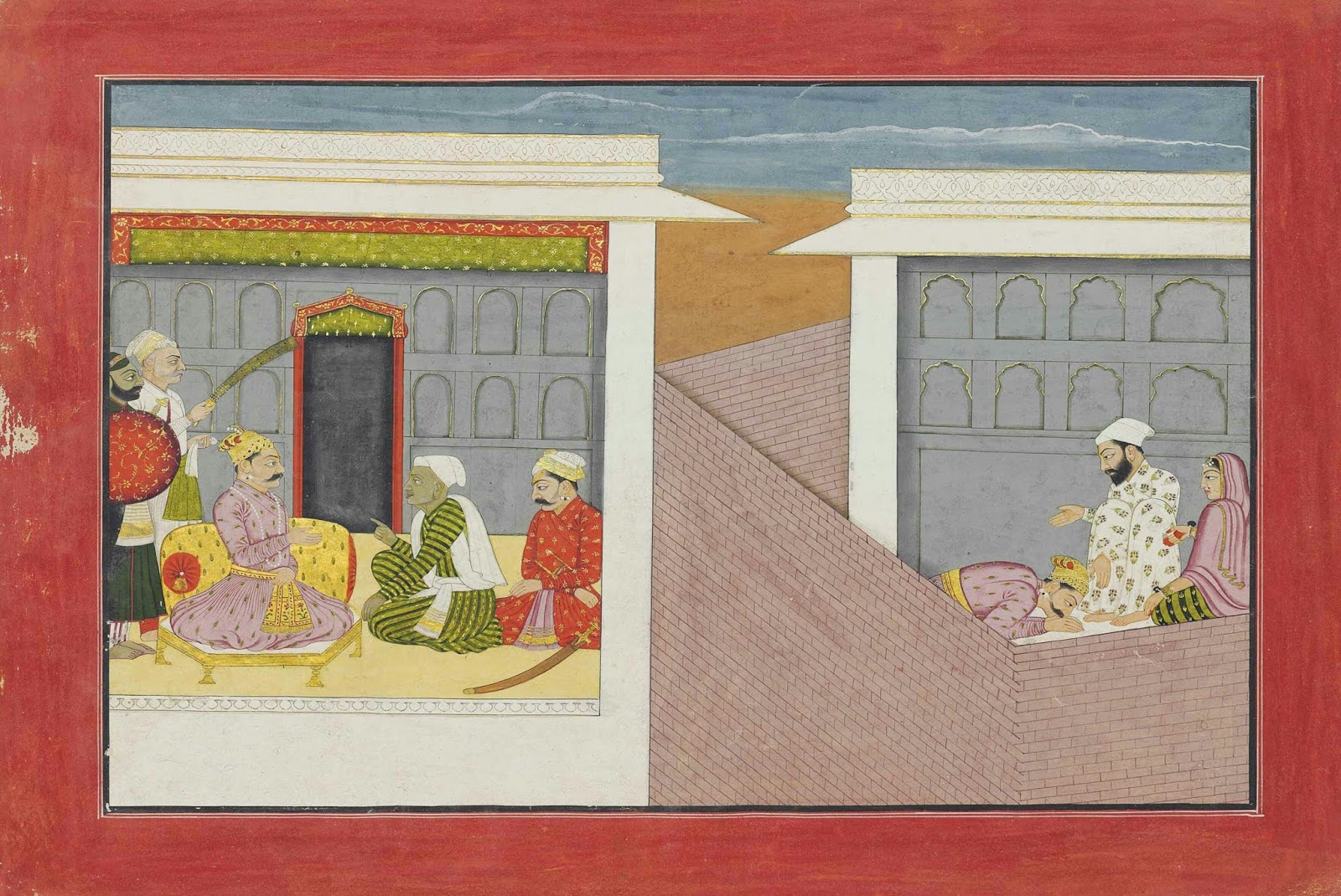 Atelier of india: Fattu and His large Guler Basohli Bhagavata purana