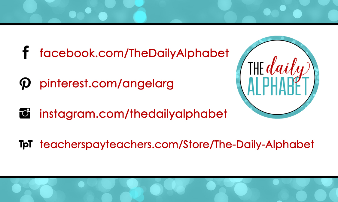 The Daily Alphabet | Designs By Kassie