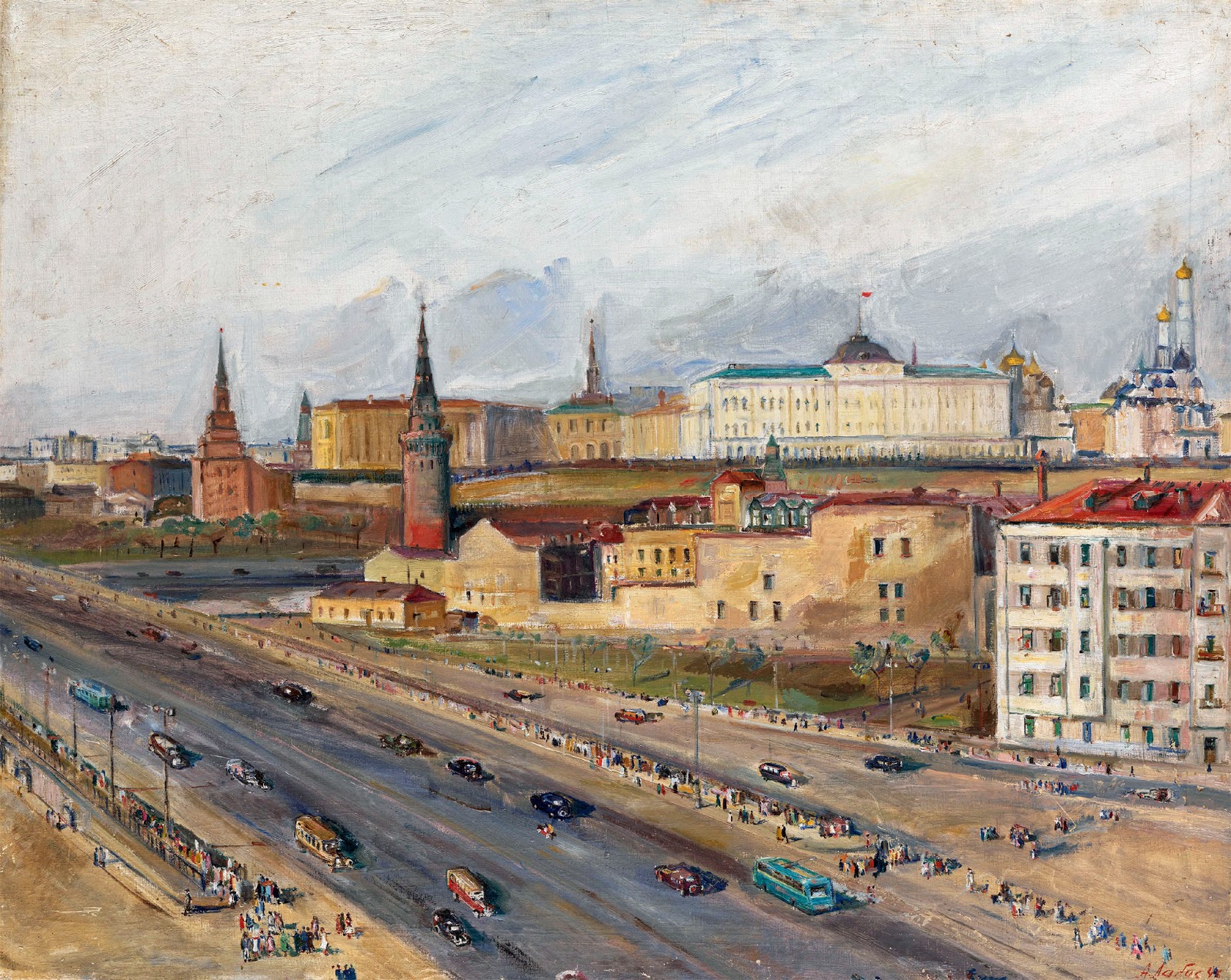 Soviet Art: View of the Kremlin
