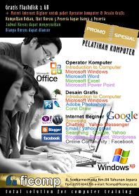 Brosur Kursus Komputer yang Baik dan Menarik - Lebih baik Berbagi