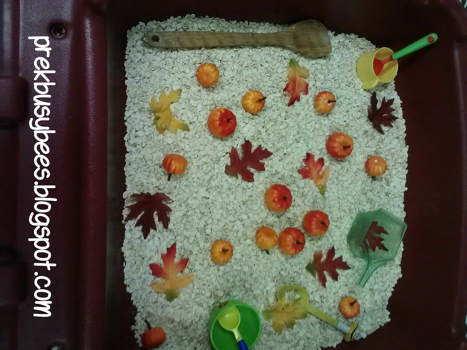 Pre-K Busy Bees: October Sensory Tables