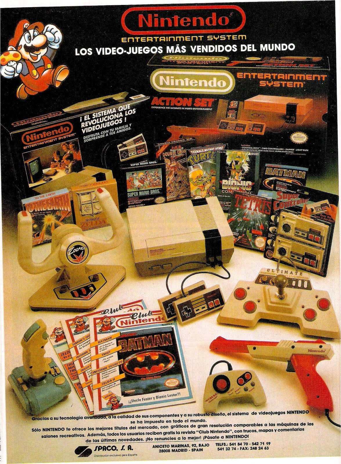 El gran vicio RETRO: NES; publi y packs