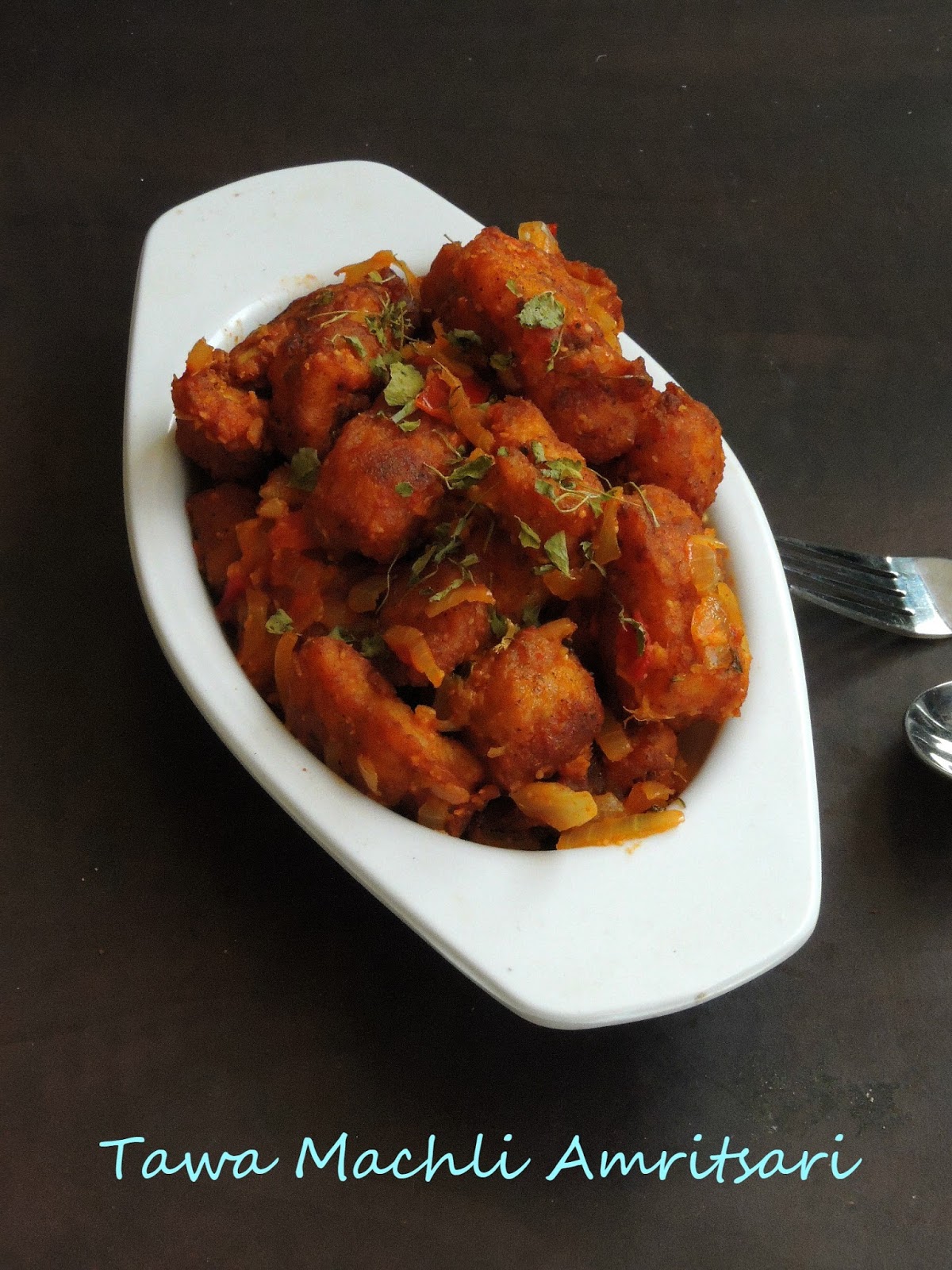 Priya's Versatile Recipes: Tawa Machli Amritsari/Tawa Fried Amristari Fish