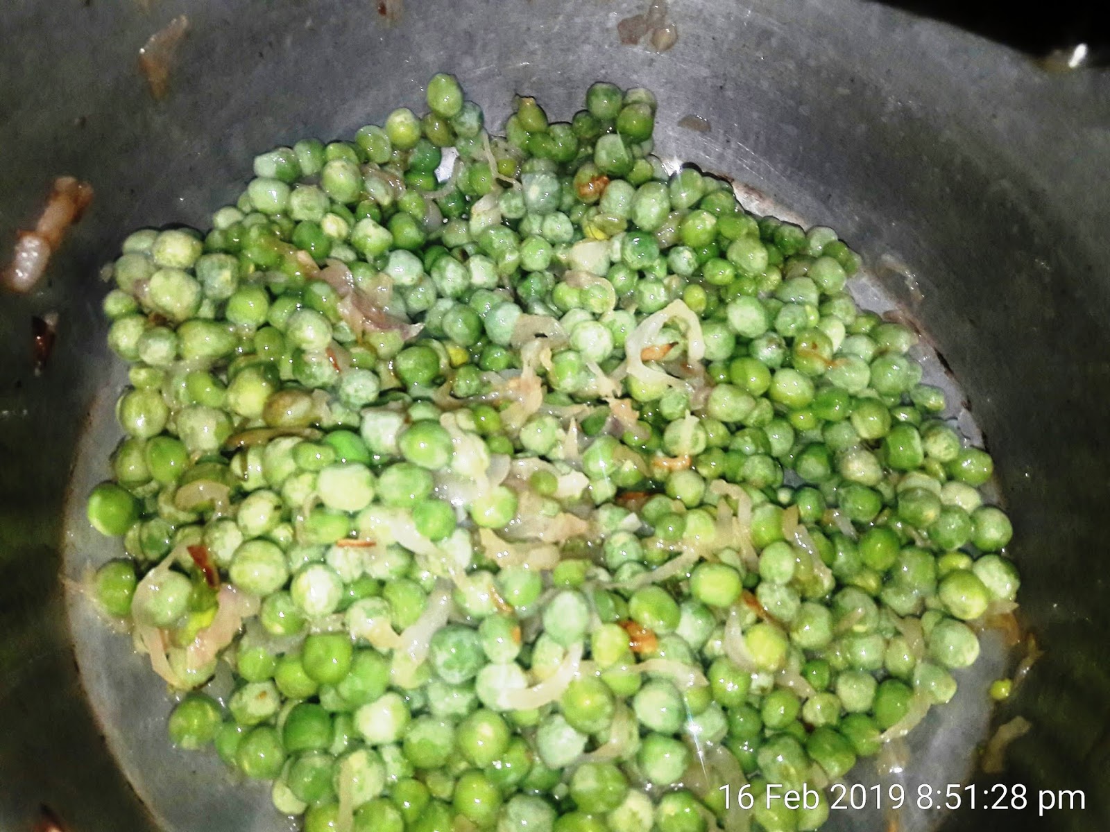 Fried Matar Masala Recipe - Yummy Traditional