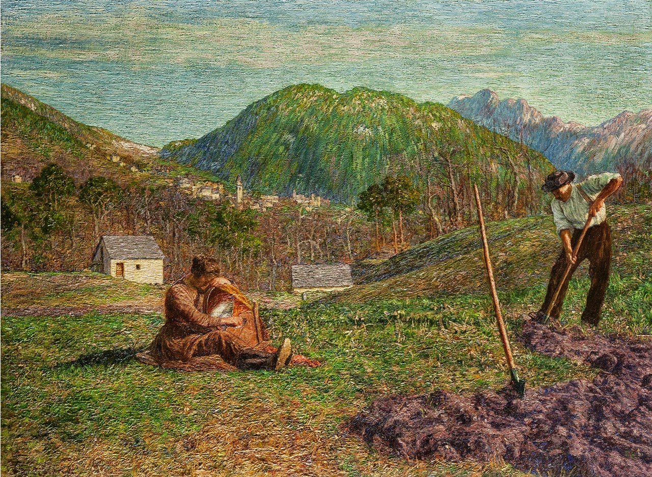 Giovanni Segantini | Divisionist painter | Tutt'Art@ | Pittura ...