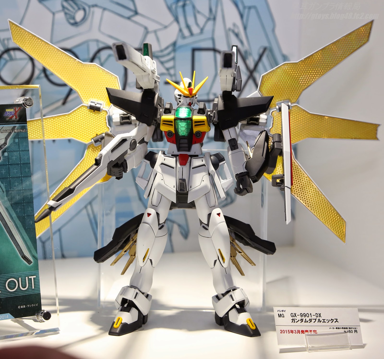 GUNDAM GUY: MG 1/100 Gundam Double X - On Display @ Gunpla Expo World ...