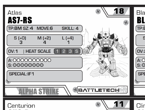 BattleTech Engineer: Battletech Alpha Strike Card Generator, With Alpha ...