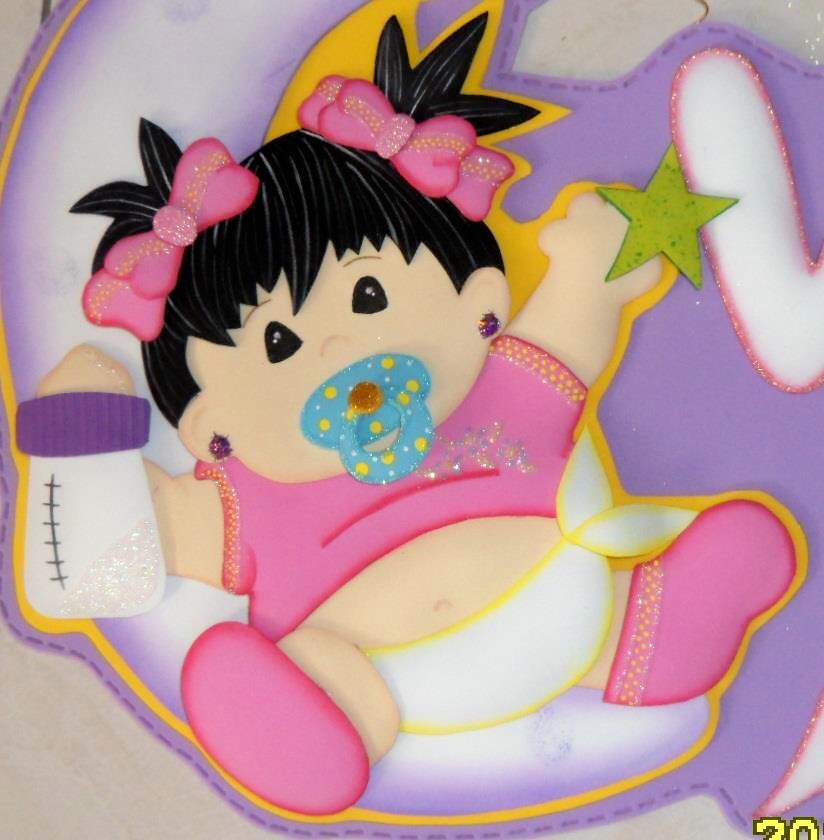 Bebé niña foami - Imagui