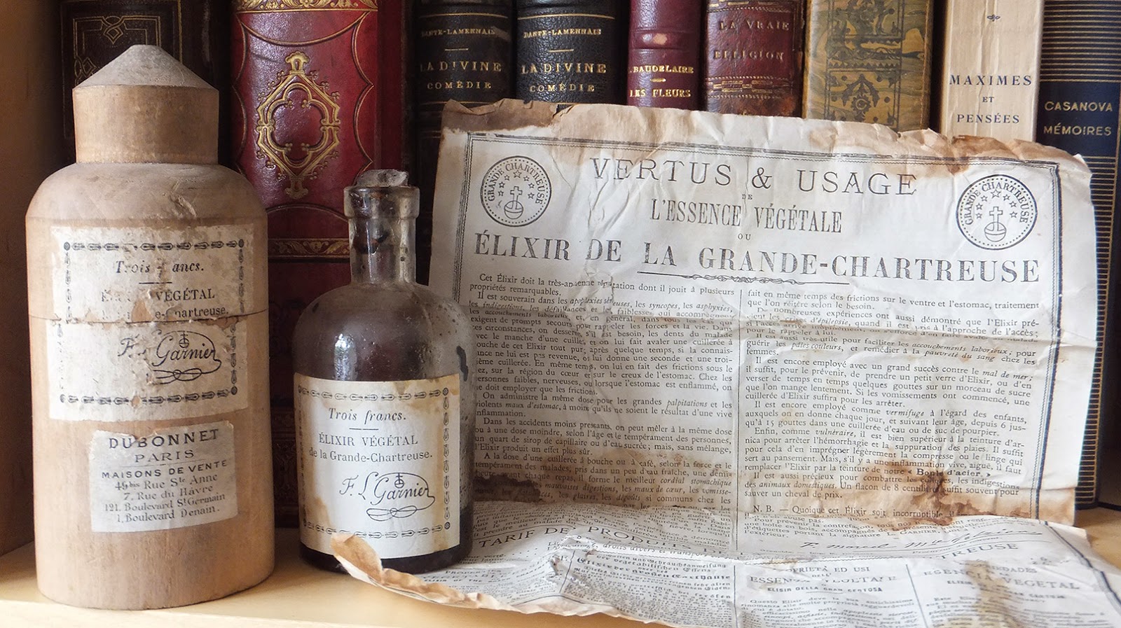 de la chartreuse: Elixir végétal du 19ème siècle