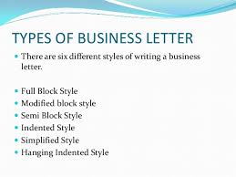 Types of Business Letters | My Inspiration