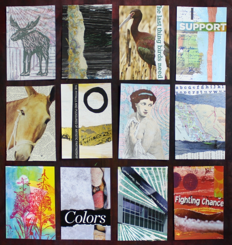 Living and Dyeing Under the Big Sky: Subscribe to Mail Art Postcards