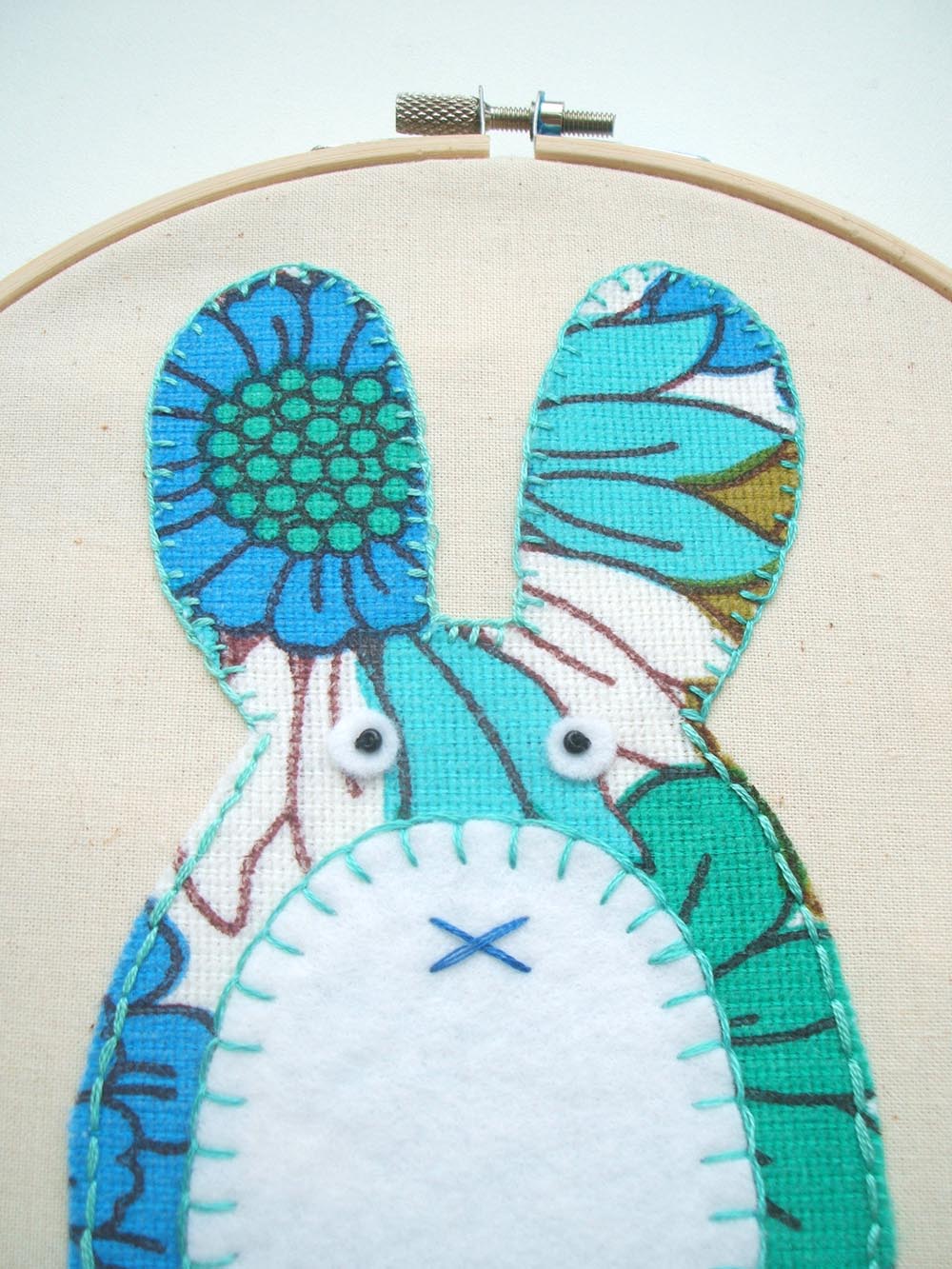 Me, You and Magoo: My latest craft project: vintage fabric applique ...