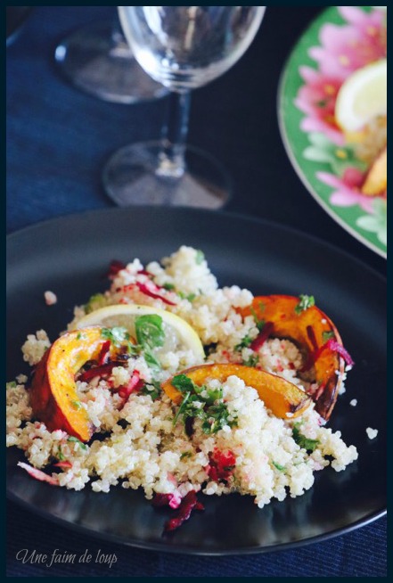 Une faim de loup: Quinoa, potiron, plat complet vegetarien