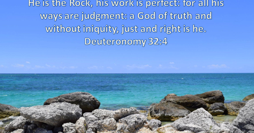 Digging a Well Ministries: HIS WORK IS PERFECT