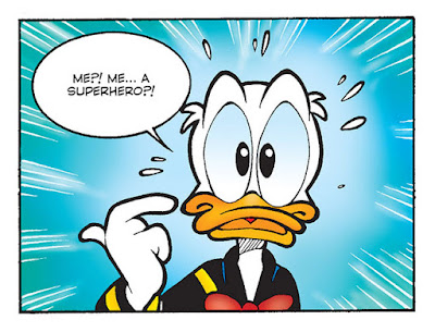 Disney Comics Randomness: The origin of the Duck Avenger