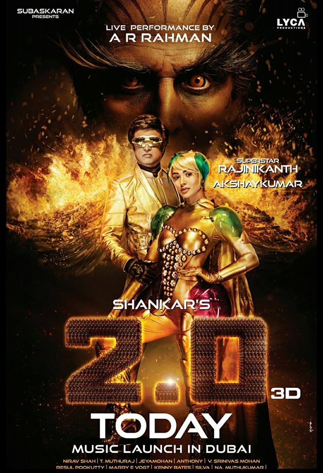 Robo 2.0 Movie Posters - Latest Movie Updates, Movie Promotions ...