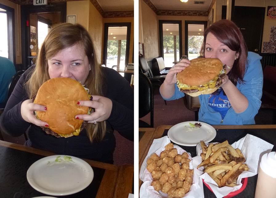 Sarah + Laura: Sprezzatura vs. Food: Big Jud's in Boise, Idaho!!