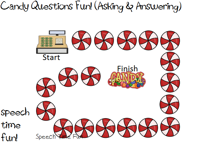 Candy Questions Fun! (Asking & Answering Questions) - Speech Time Fun ...