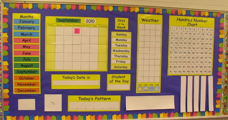 Tips for an Organized Classroom : Wall and Ceiling Space