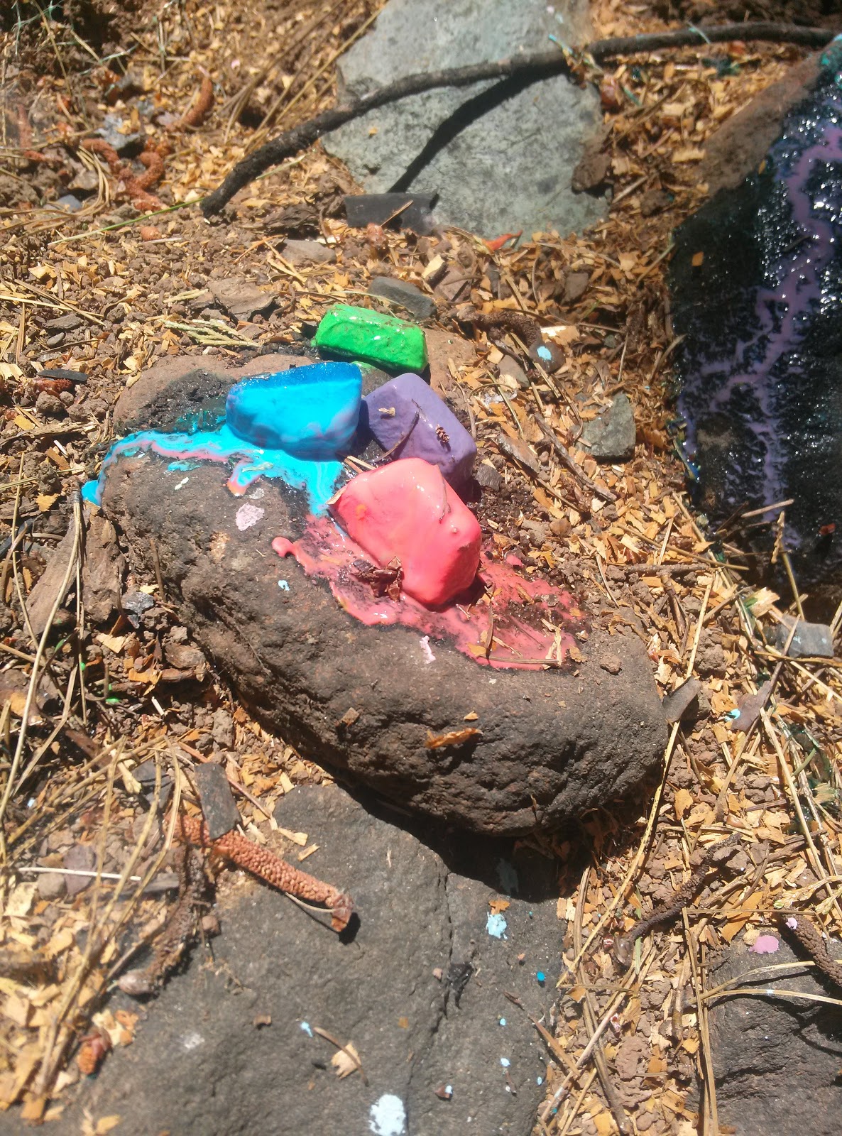 Frozen Chalk Painting