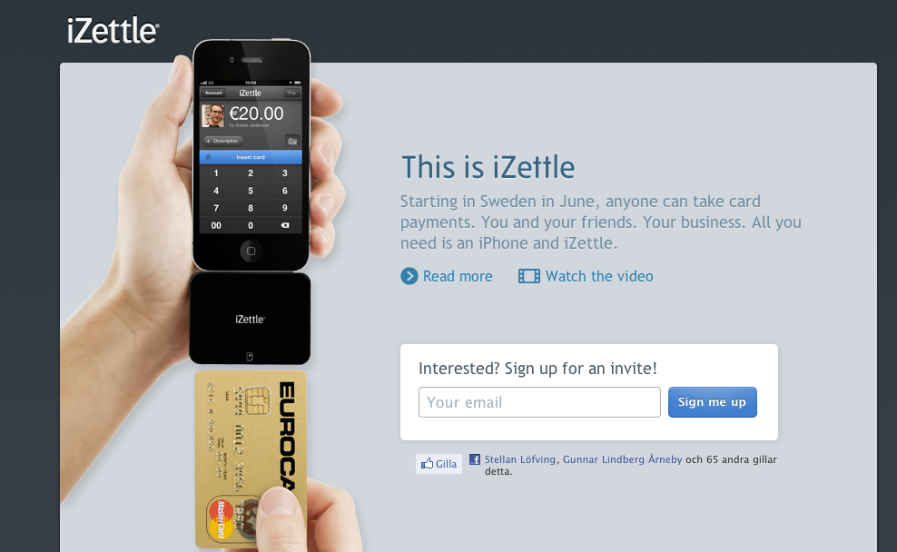wheelforce media: iZettle-betalkort direkt i mobilen