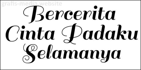 35 Font Wedding Untuk Permintaan Pernikahan - Ngeeneet