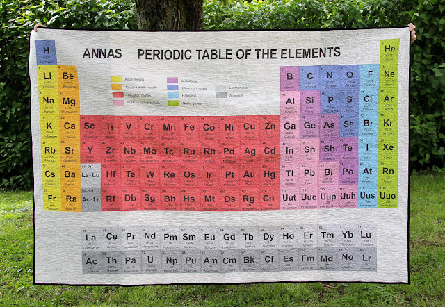 Pink Pony Design: Periodic Table Quilt