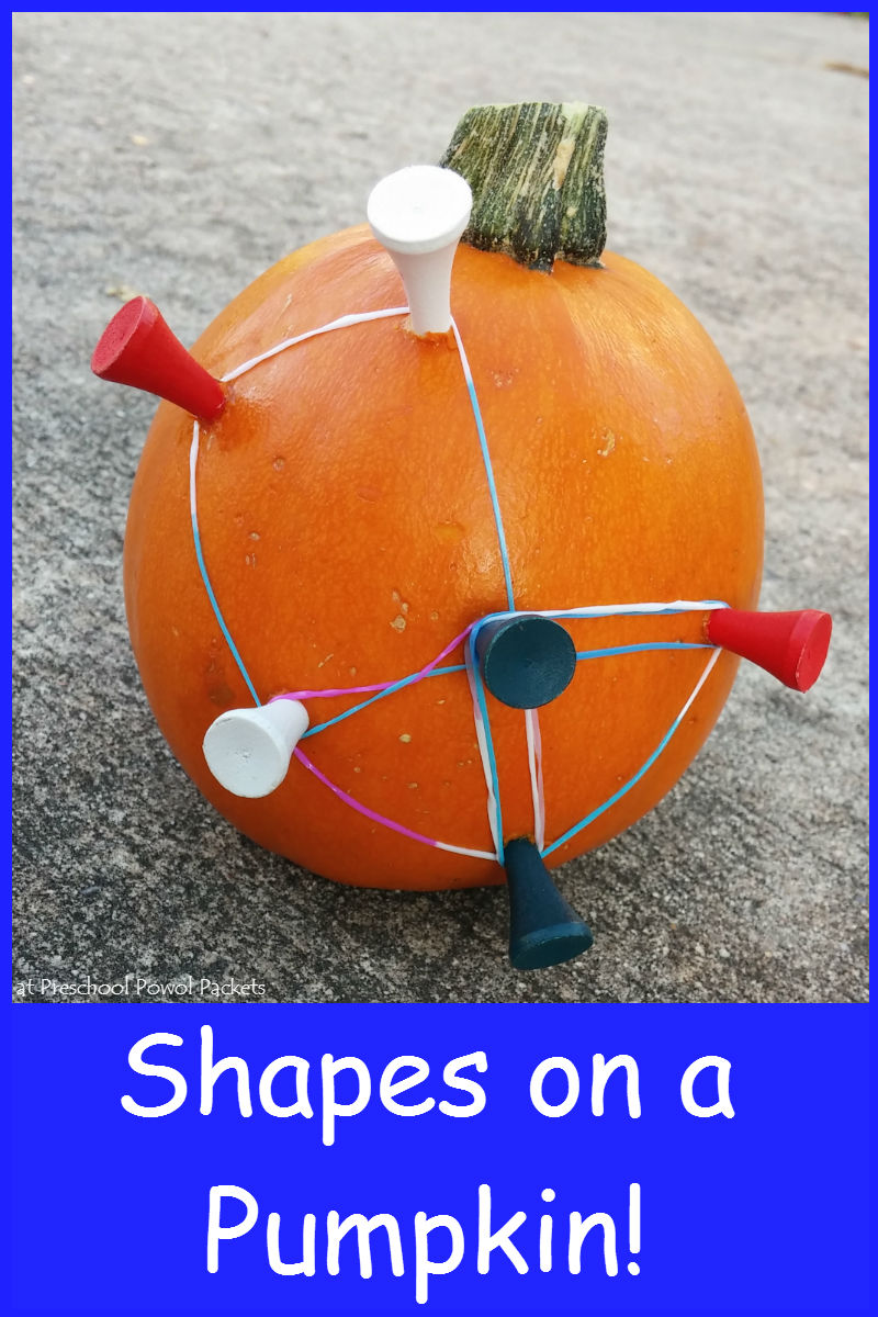 Shapes on Pumpkins! | Preschool Powol Packets