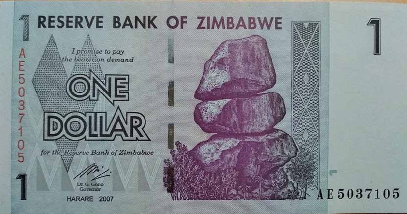 Numismatics: Zimbabwe Bank Notes