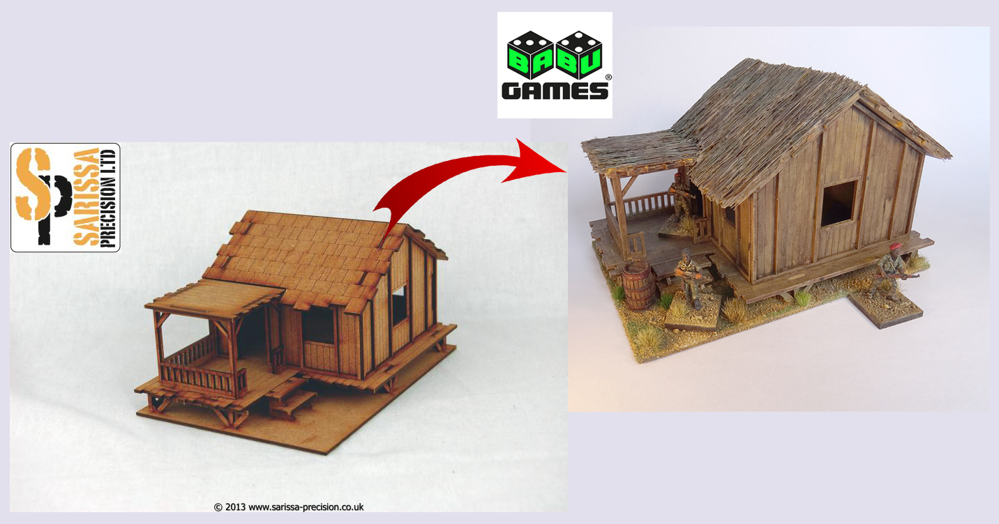 Zangali: Modifying laser cut MDF Buildings