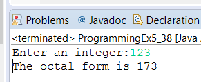 Solution Manual: Chapter 5 Exercise 38, Introduction to Java Programming, Tenth Edition Y ...