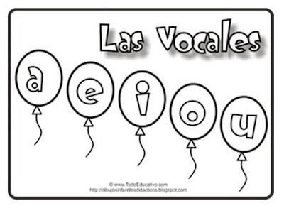 Recursos TIC para profesores, padres y niños : Las vocales