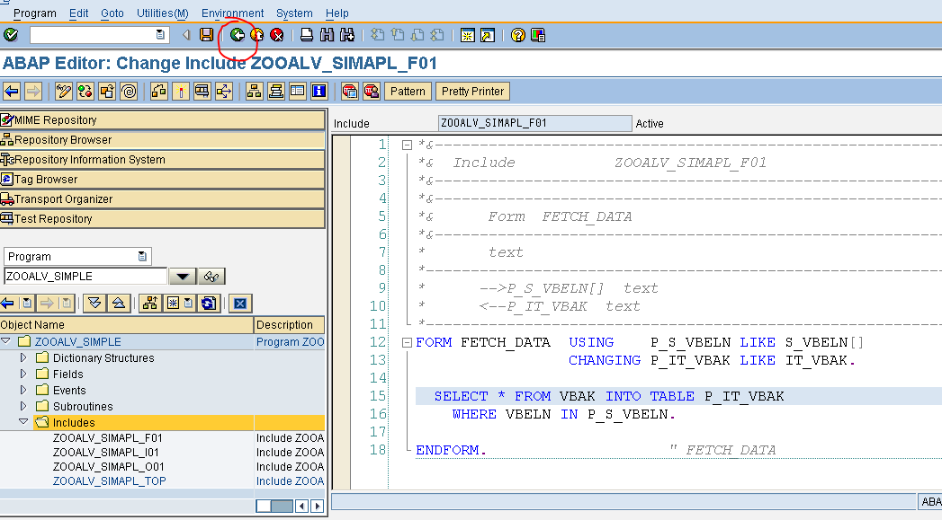 SAP TECH: Basic OO-ALV Report ( SE80 )