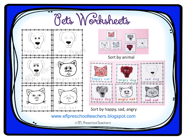 ESL/EFL Preschool Teachers: Pet Activities for Preschool ELL