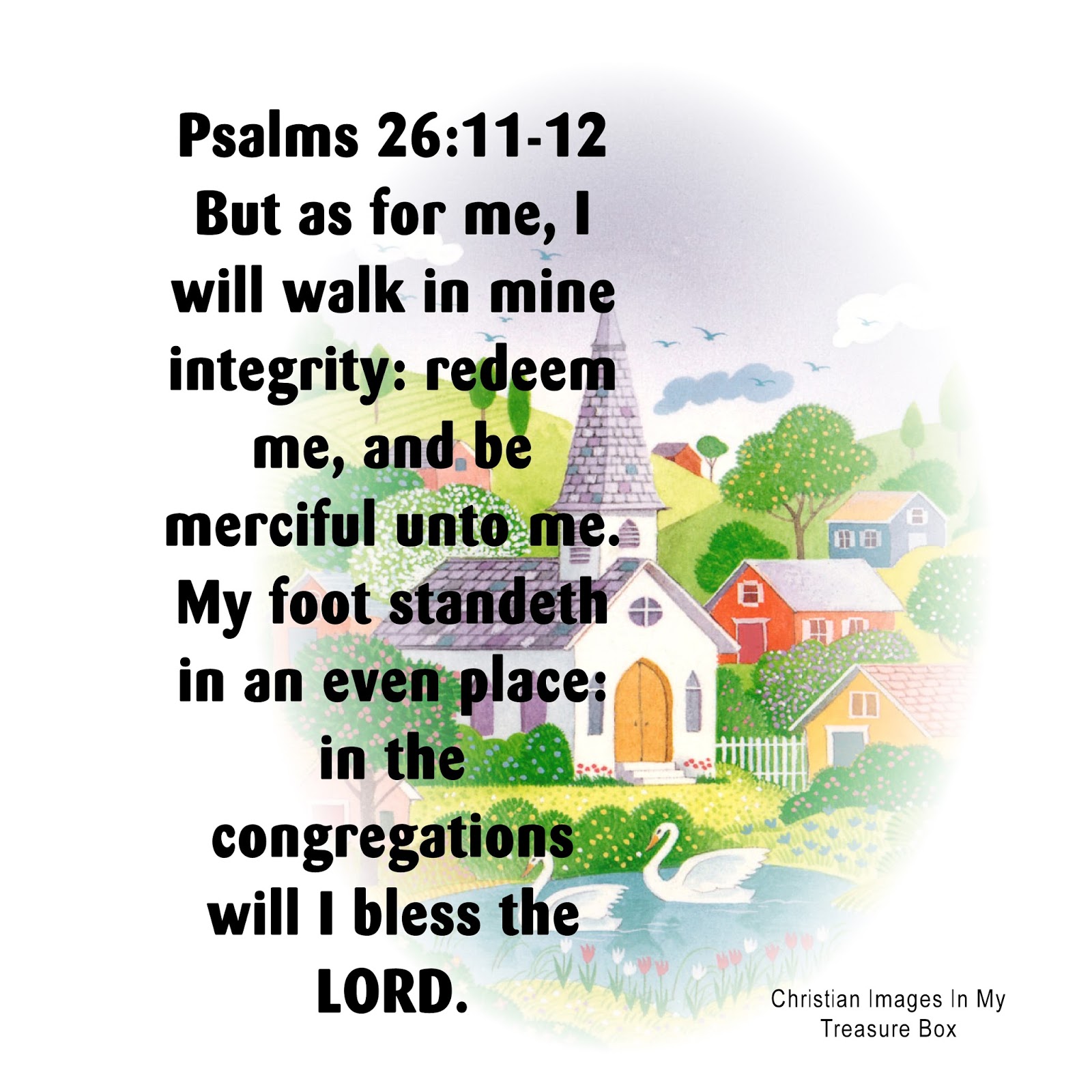 Psalms 26 11 12 Integrity