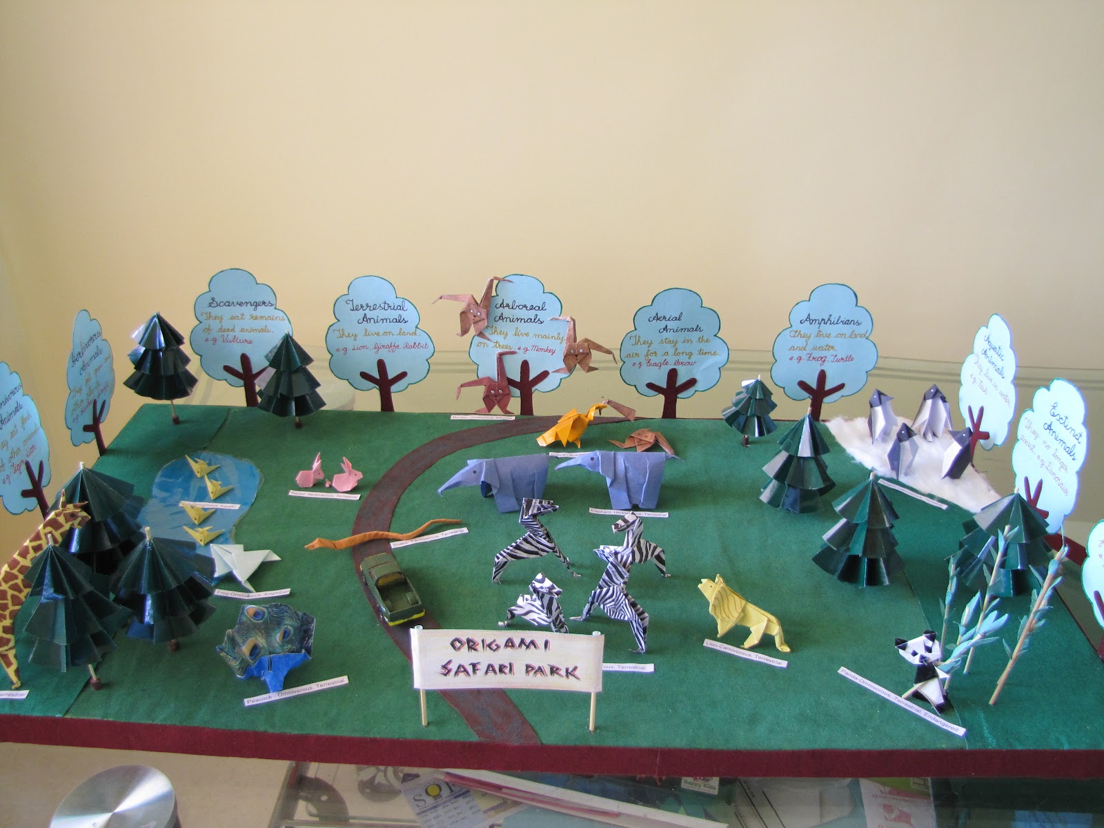 Origami Jungle Animals: Origami Jungle Animals