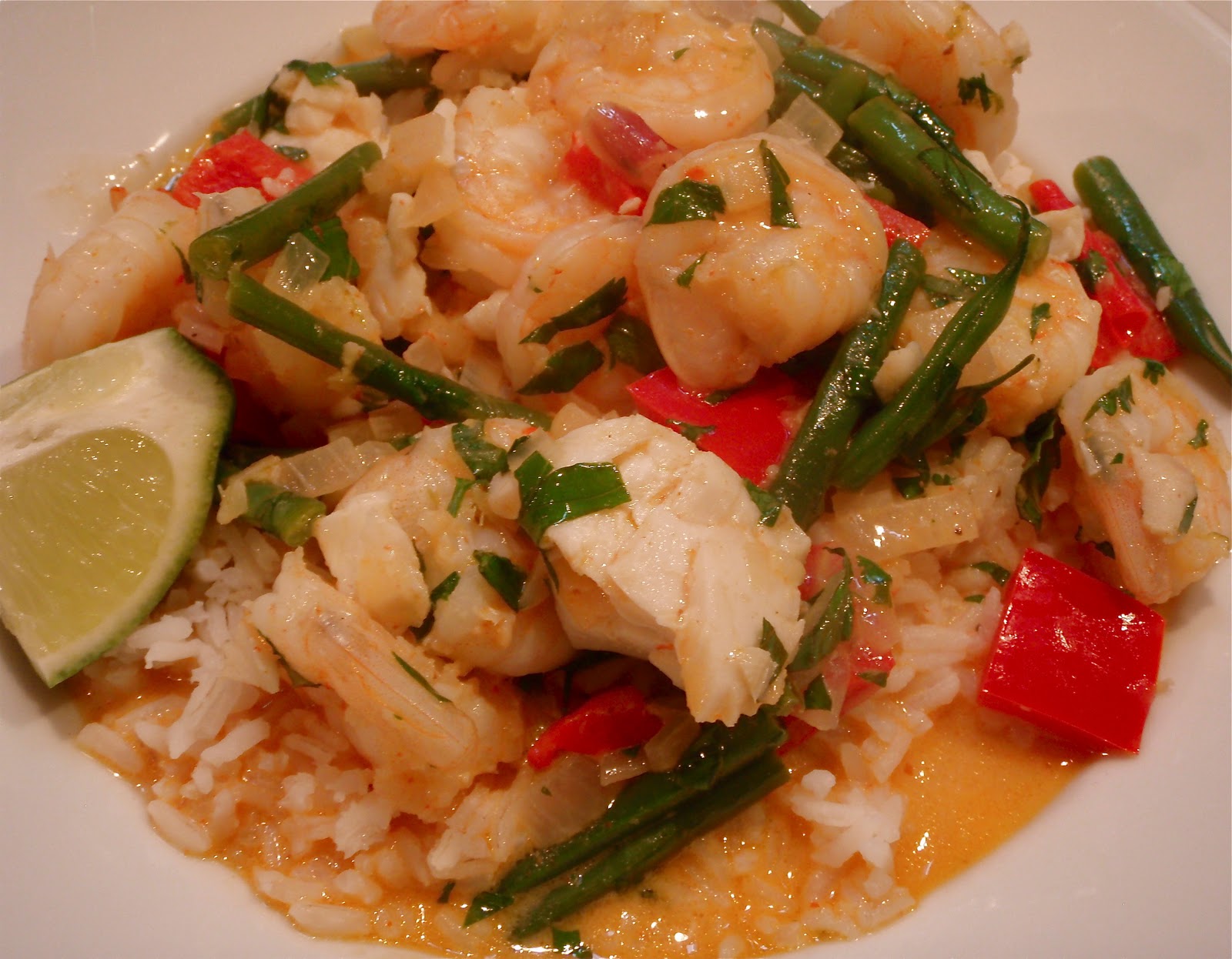 Spiral Style: Thai Shrimp-Halibut Curry