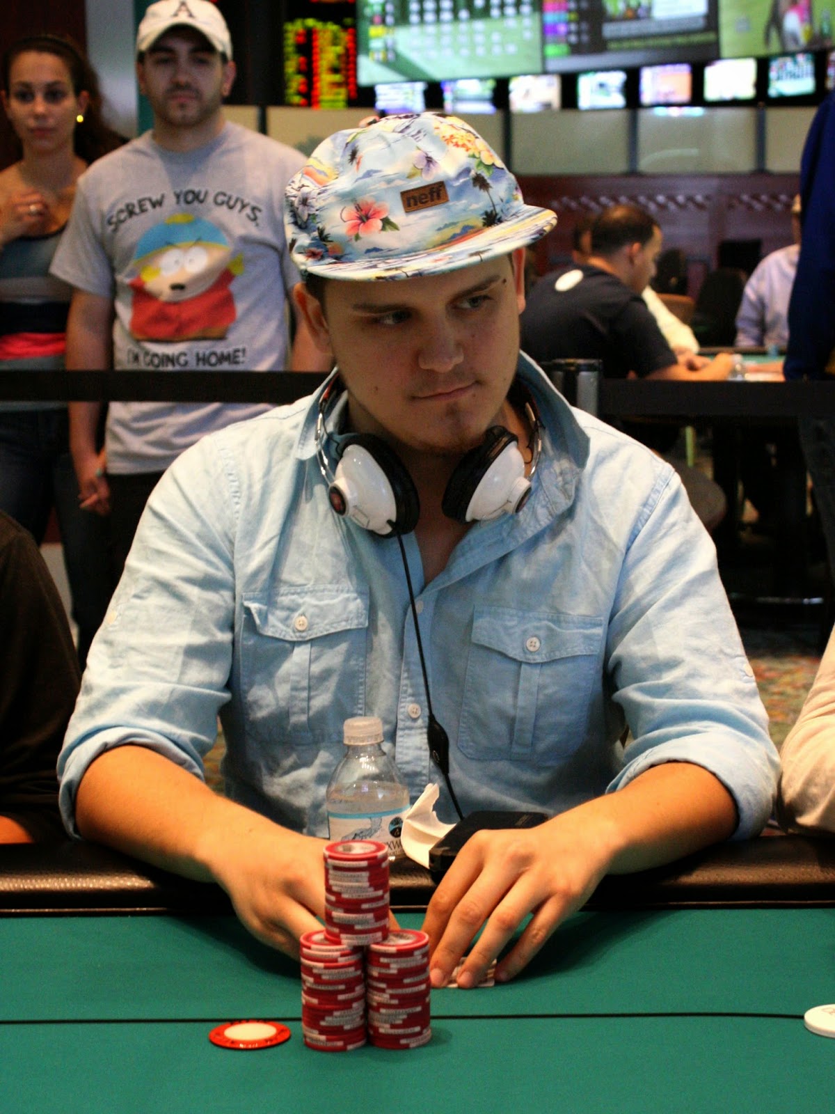 Foxwoods Poker: Alex Rocha doubles through Mark Dube