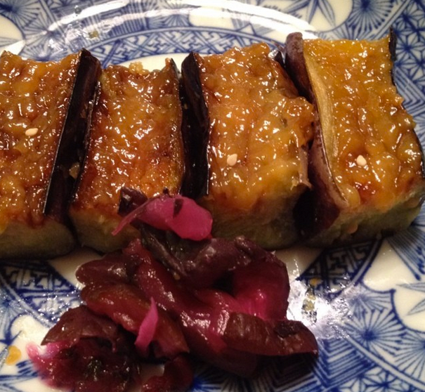 Nobu's Den Miso with Broiled Eggplant