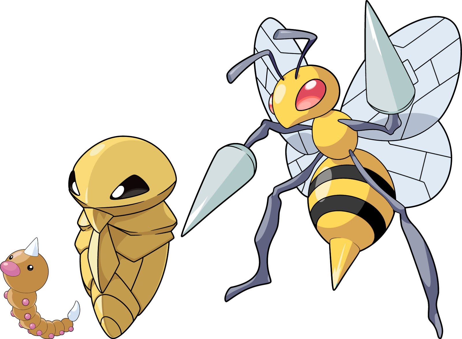 EntomoBloG: Similitudes entre pokémon e insectos de la vida real
