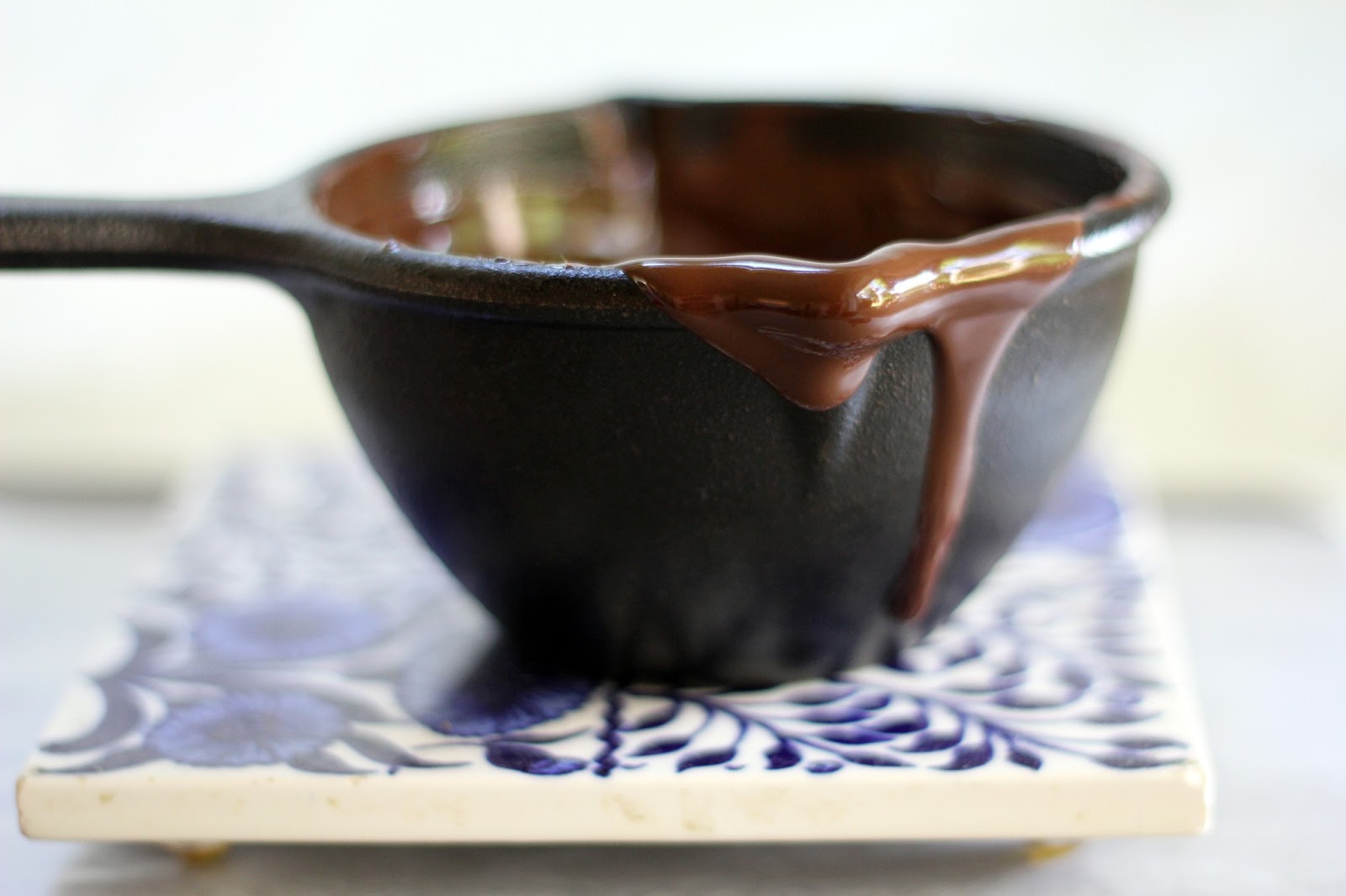 Blue Kale Road: Raspberry Chocolate Puddles