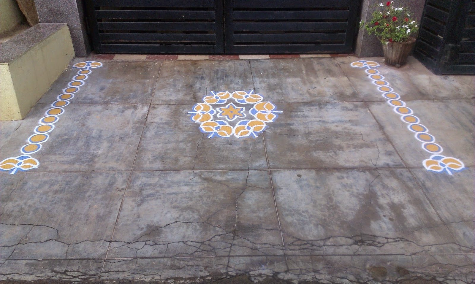 Rangolis: chukki rangoli.....