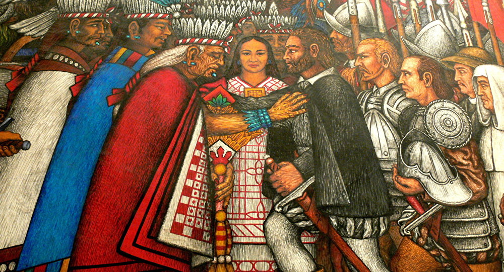 Jose Antonio Bru Blog La Llegada De Hernán Cortés A Veracruz Mural