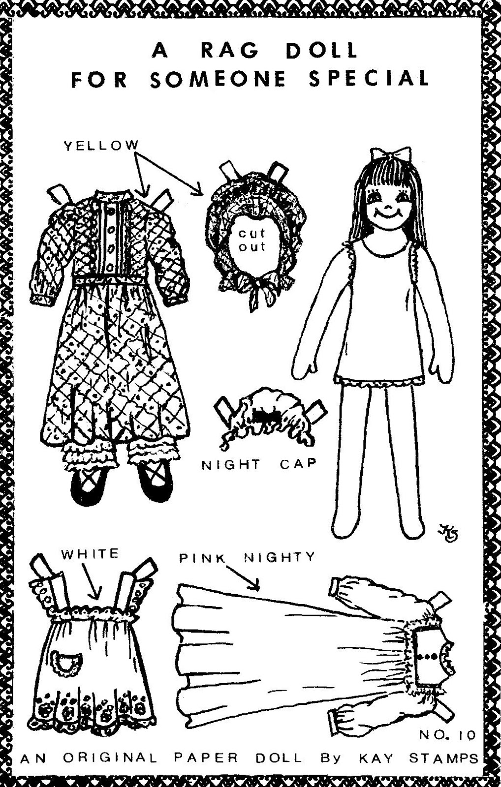 Mostly Paper Dolls Too!: Rag Doll Paper Dolls by Kay Stamps.