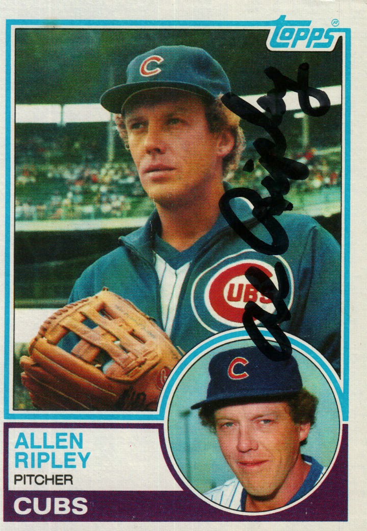 Jackson's Autographs: Autographed Card of the Week 11/23/14: Al Ripley ...