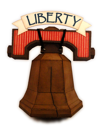 Needles 'n' Knowledge: Liberty Bell 3D Box and Banners