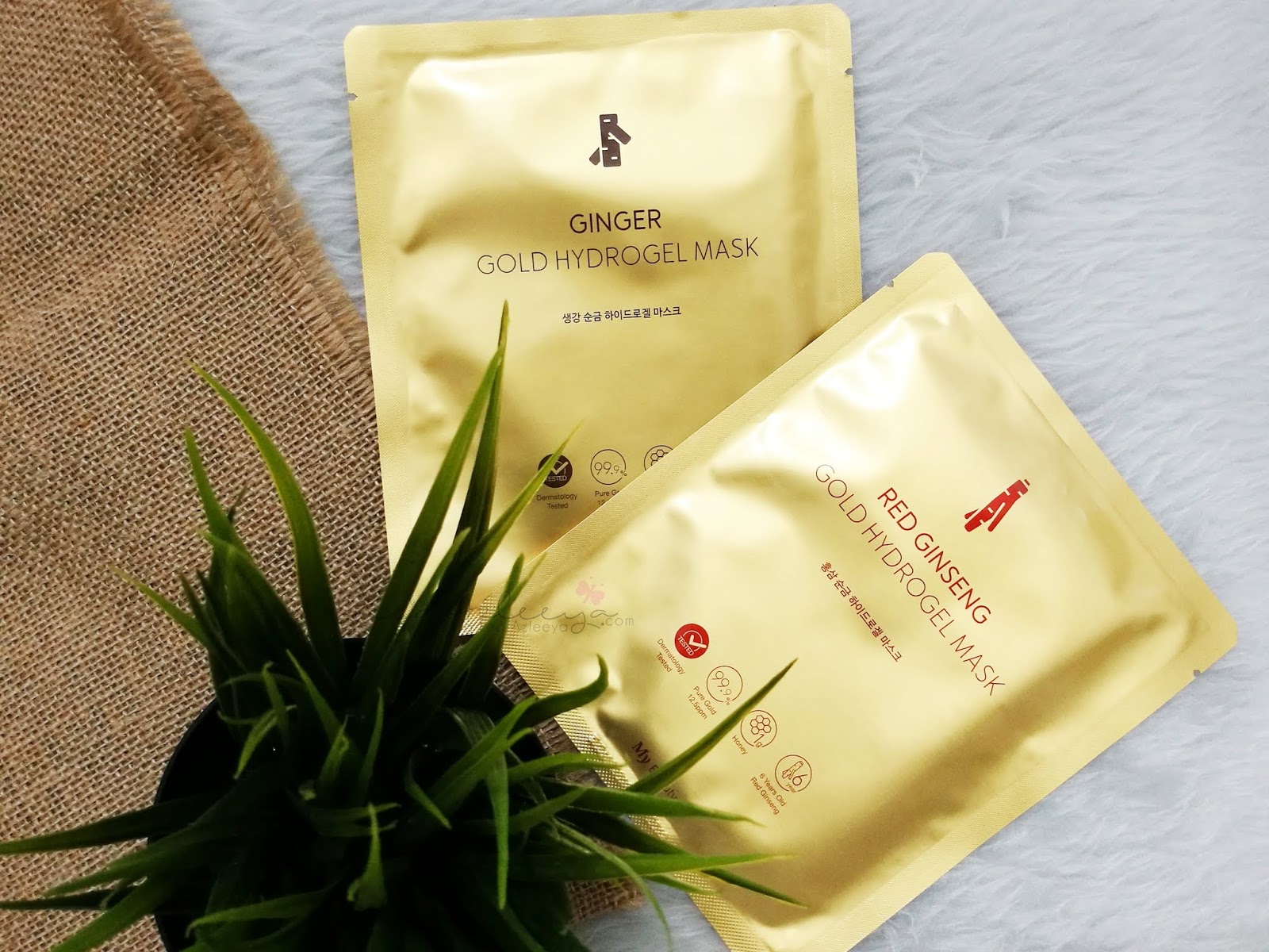 Blog Lea Azleeya: My Beauty Ginger, Red Ginseng & Rice Mask Dari My ...