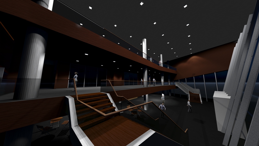 Mirko Llamosa: AUDITORIO UNPRG - INTERIORES