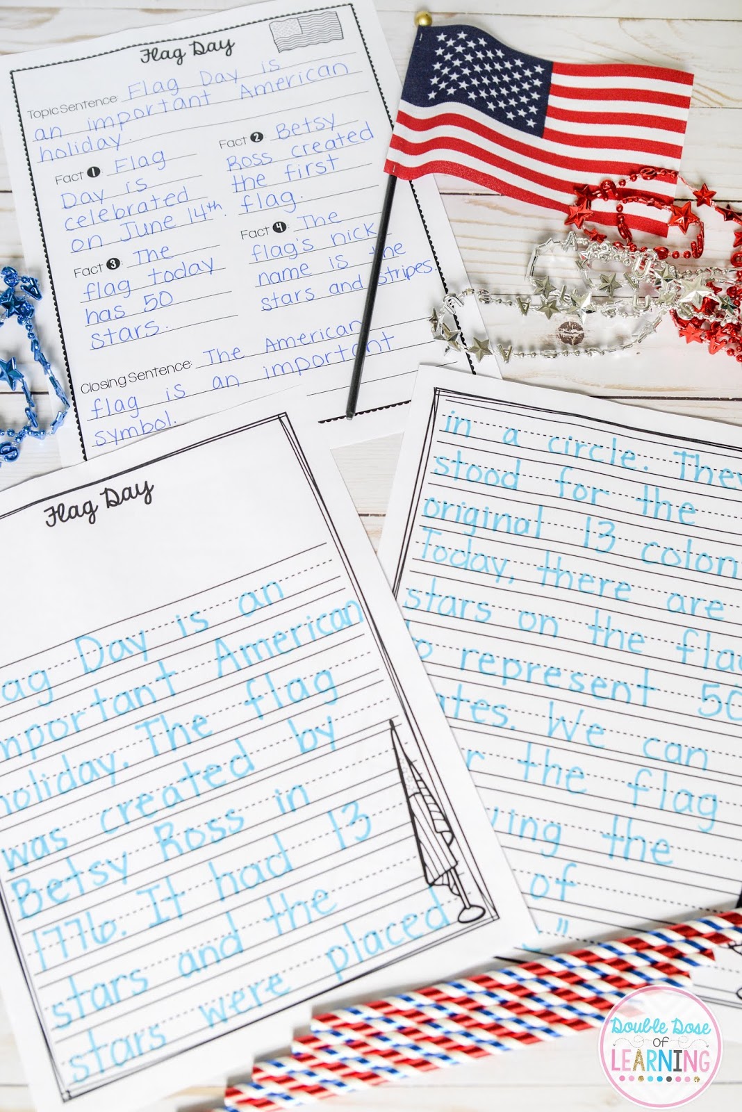 Flag Day Research Unit for K-2nd Grade! - Double Dose of Learning